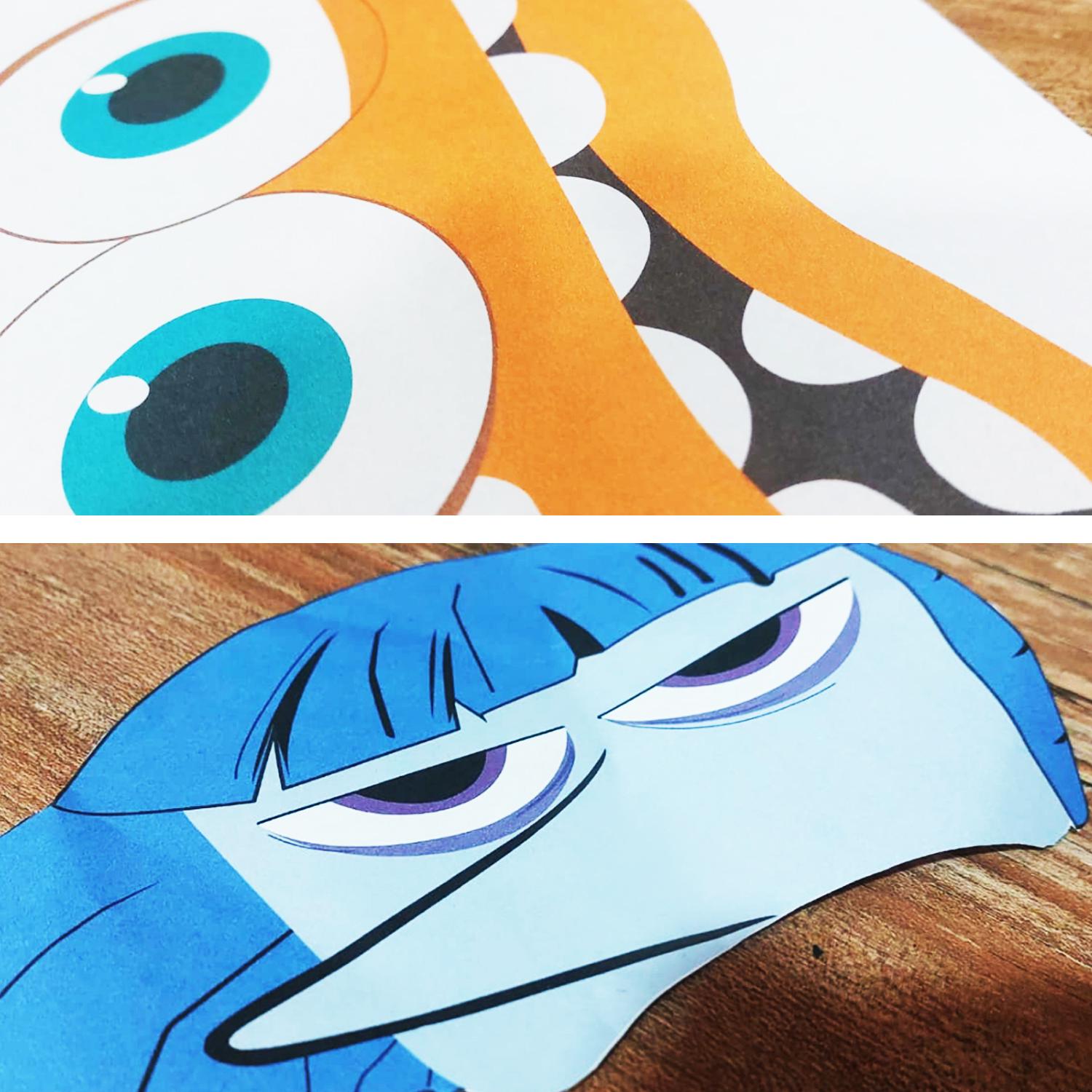 Inside Out 2 Printable Masks - Etsy