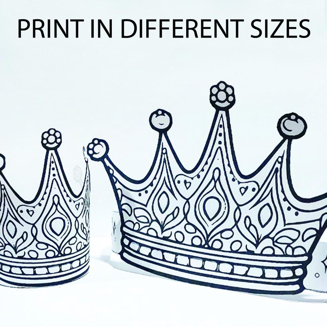 CROWN TO COLOR - Etsy