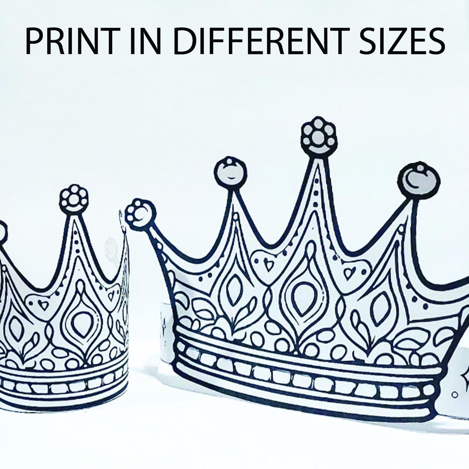 CROWN TO COLOR - Etsy