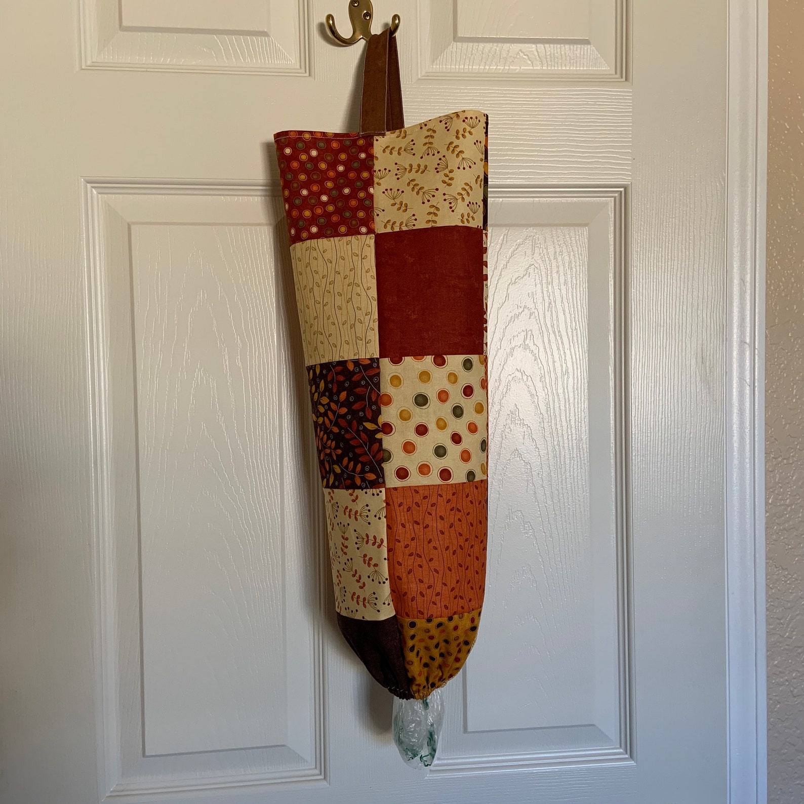Plastic Bag Cozy Autumn Charm 1 Plastic Grocery Bag Shopping Bag ...