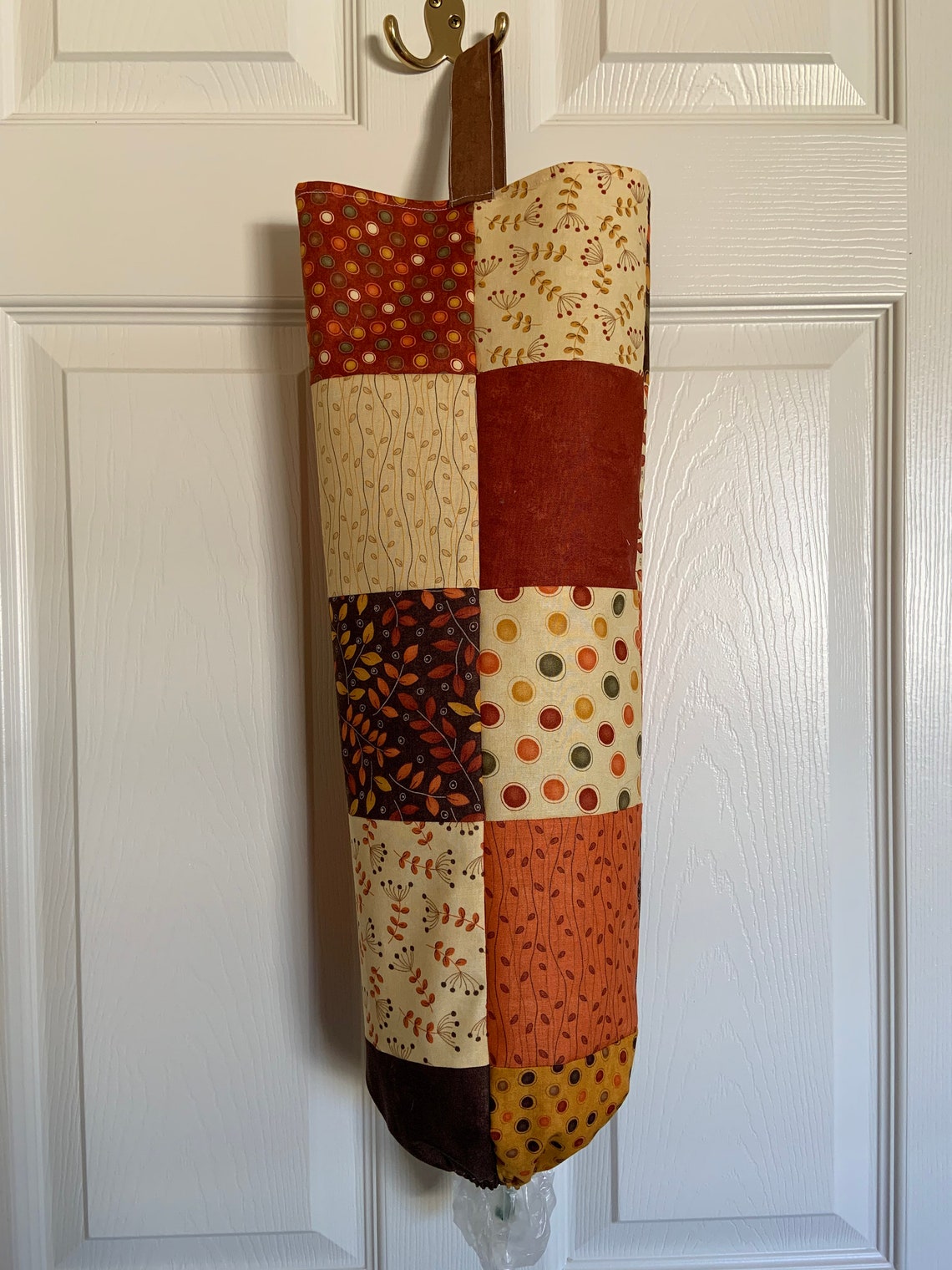 Plastic Bag Cozy Autumn Charm 1 Plastic Grocery Bag - Etsy