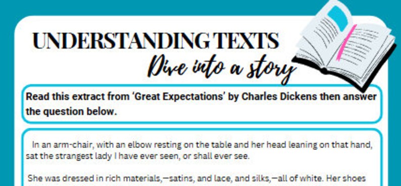 A Worksheet Analysing an Extract: "great Expectations". Students Have ...