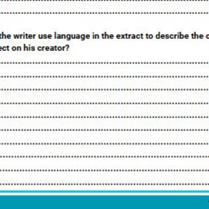 A Worksheet Analysing an Extract: "frankenstein". Students Have to ...