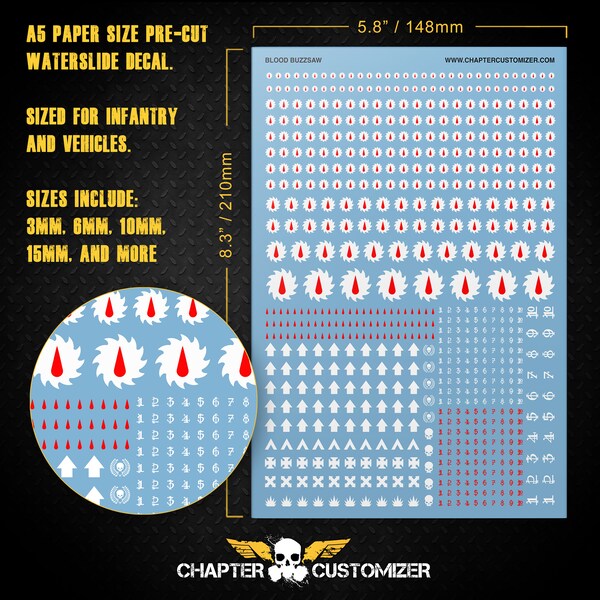 40k Transfer Sheets - Etsy