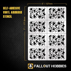 Infantry Flecktarn Camo Airbrush Stencil - Etsy