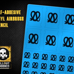 Snakes Airbrush Stencil - Etsy