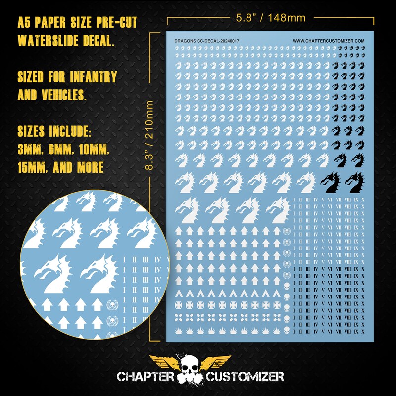 40k Icon Decals - Etsy