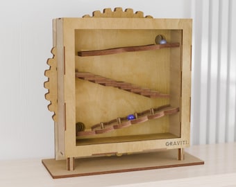 Handmade Marble Run | Interactive Decor | Shelf Decor | Endless Marble ...