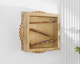 Handmade Marble Run | Interactive Decor | 3D Wall Art | Endless Marble ...