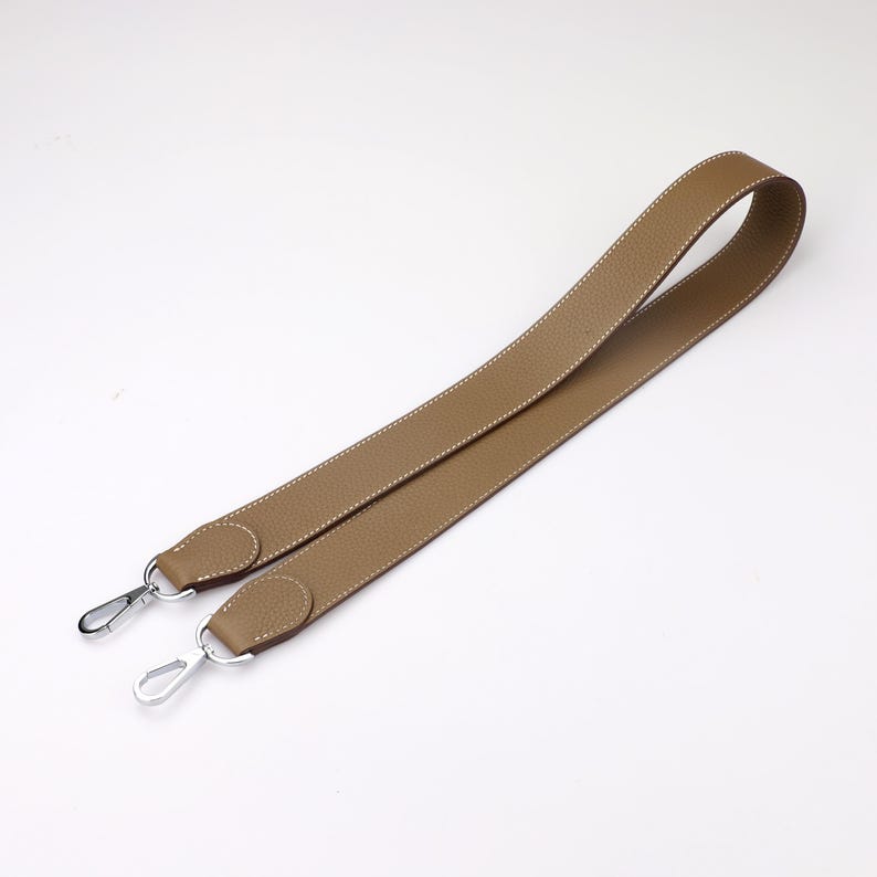 Etoupe Clemence Leather Bag Strap (3.8cm Width) - Etsy Canada