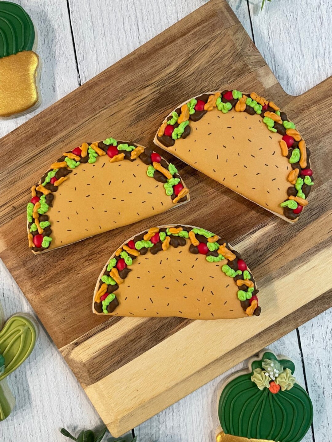 Taco Sugar Cookies - Etsy