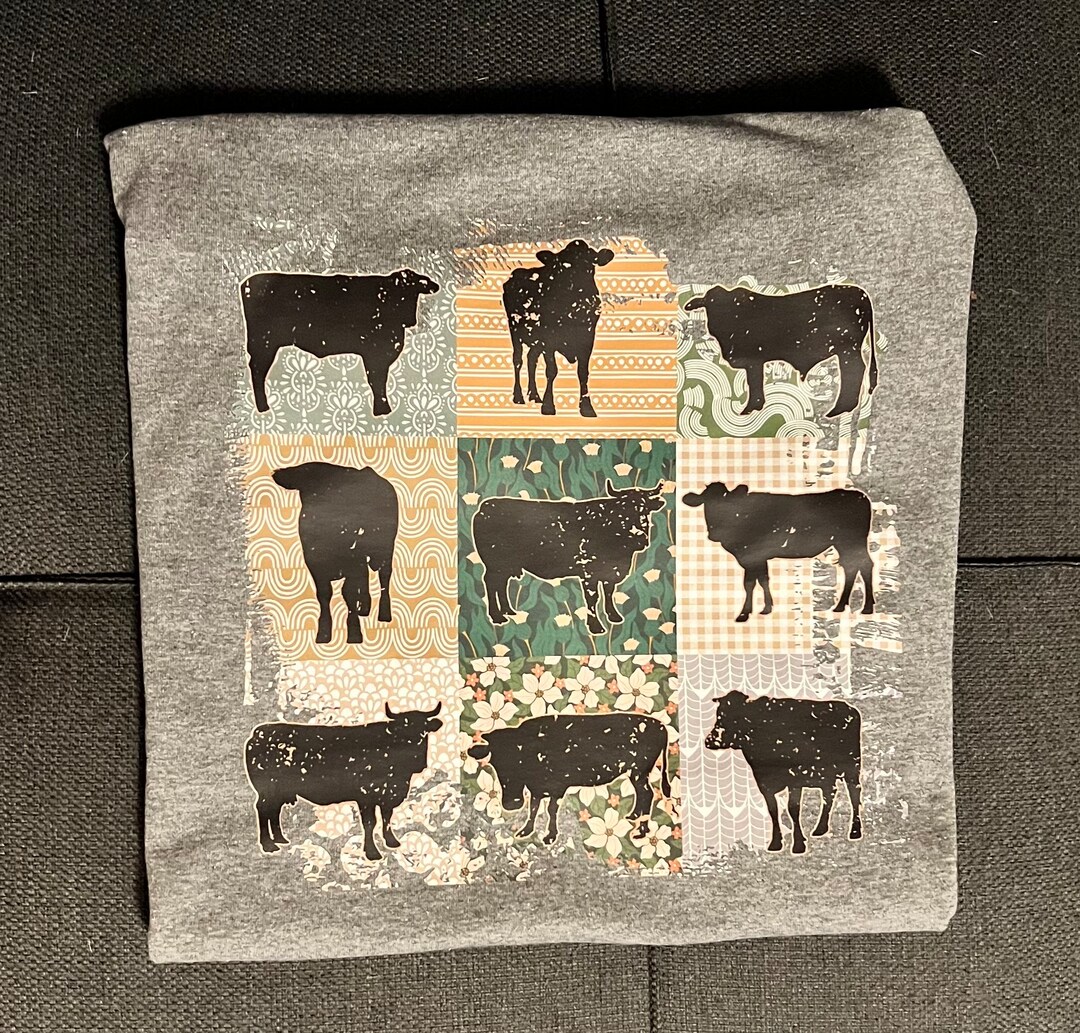 BOHO Cows - Etsy