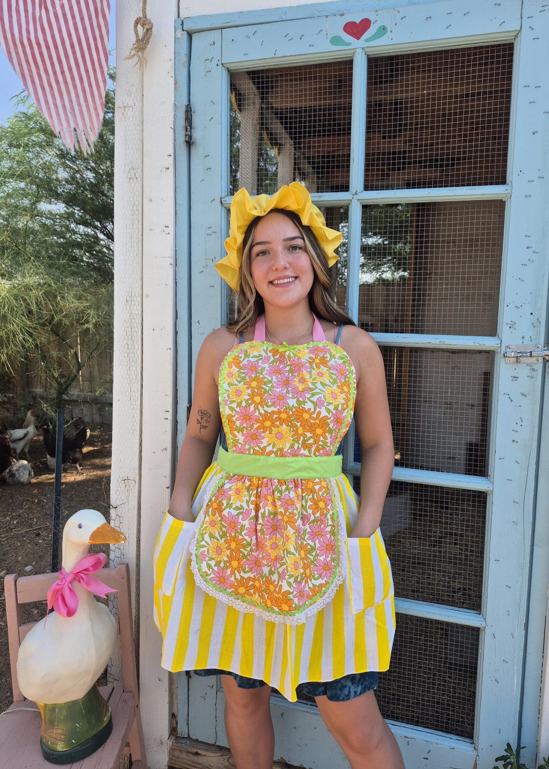 Munchkin Costume Women and Teens, Munchkin Halloween Costume Apron ...