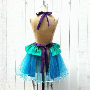 Ariel Costume Apron, Mermaid Apron, Little Mermaid Apron, Ariel Running ...