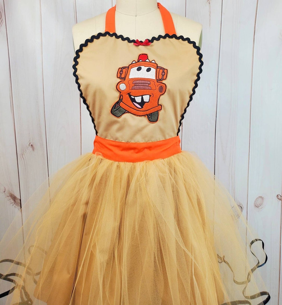 Mater Cars Costume Apron, Womens Costume, Mater Cars Running Costume ...