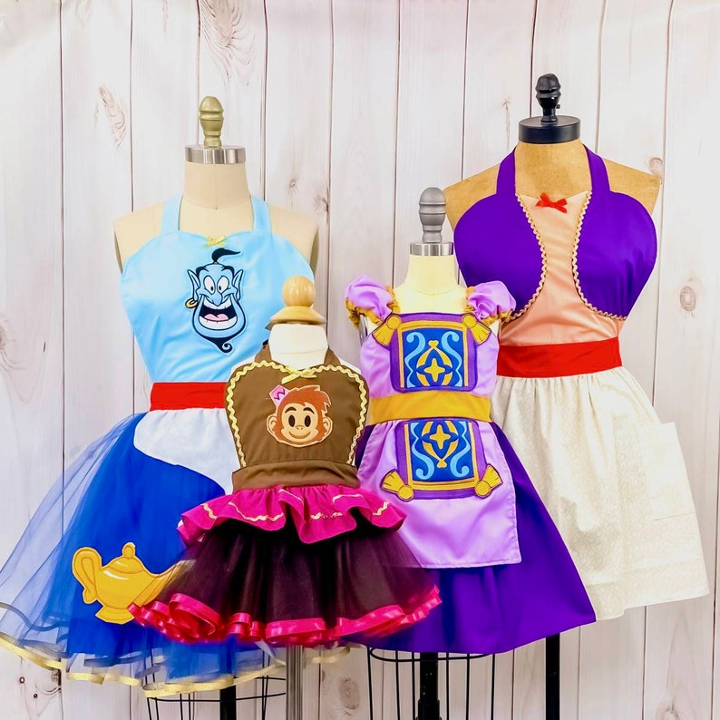 Genie Costume Women, Genie Aladdin Costume Apron, Genie Tutu Aladdin ...