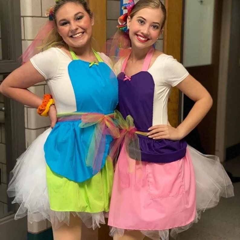 Cinderella Stepsister Costume Aprons Drizella Costume Apron Etsy