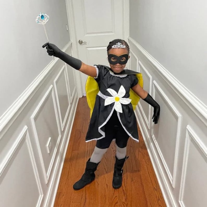 The Princess in Black Costume, Princess Magnolia Costume, Black ...