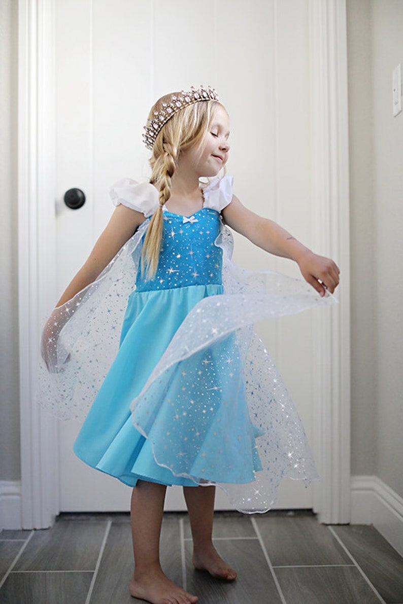 Elsa Dress Elsa Costume Princess Dress Frozen Dress Summer - Etsy