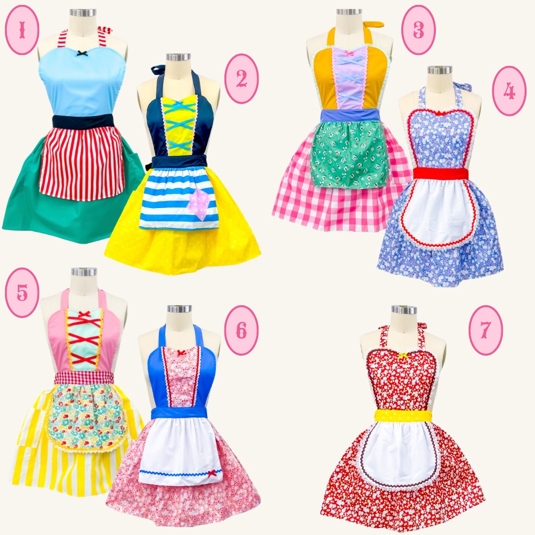 Munchkin Costume Women and Teens, Munchkin Halloween Costume Apron ...