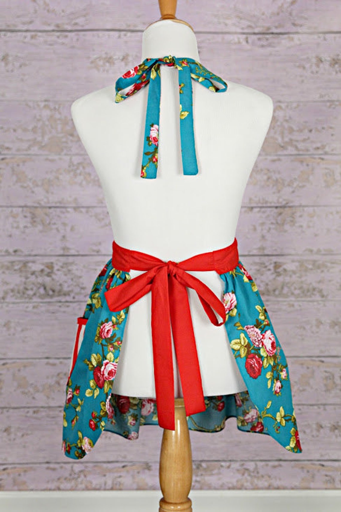 Floral Apron Shabby Chic Apron Farmhouse Apron Pretty | Etsy