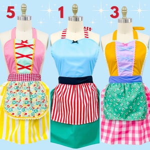 Munchkin Costume Women and Teens, Munchkin Halloween Costume Apron ...