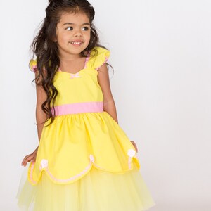 BELLE Dress for Girls, Belle Costume, Princess Dress, Belle TUTU Dress ...