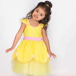 BELLE Dress for Girls, Belle Costume, Princess Dress, Belle TUTU Dress ...