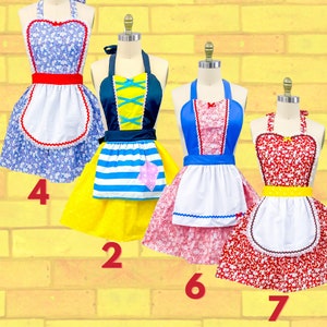 Munchkin Costume Women and Teens, Munchkin Halloween Costume Apron ...