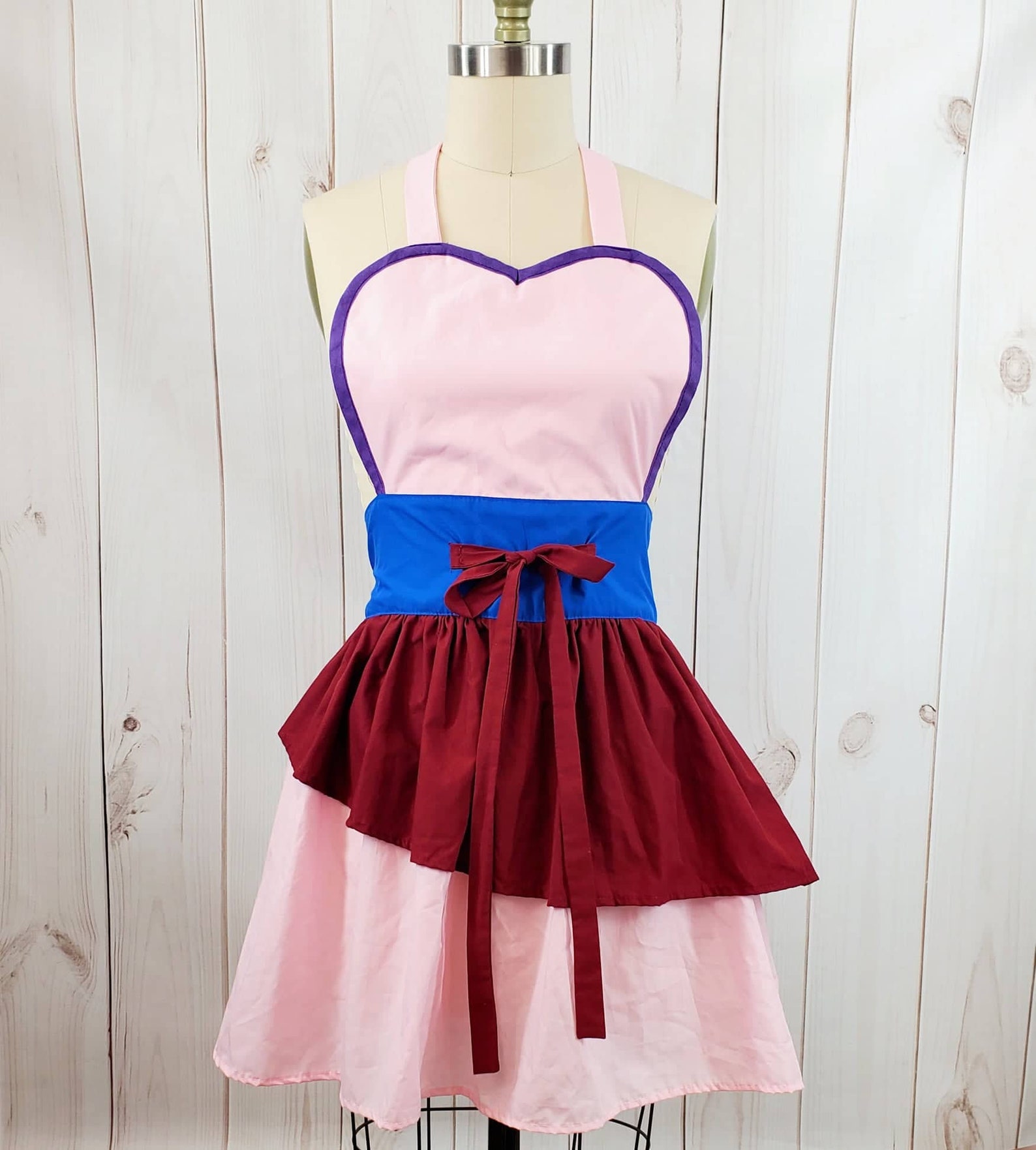 Mulan Costume APRON, Women's Mulan Running Costume Apron, Princess ...