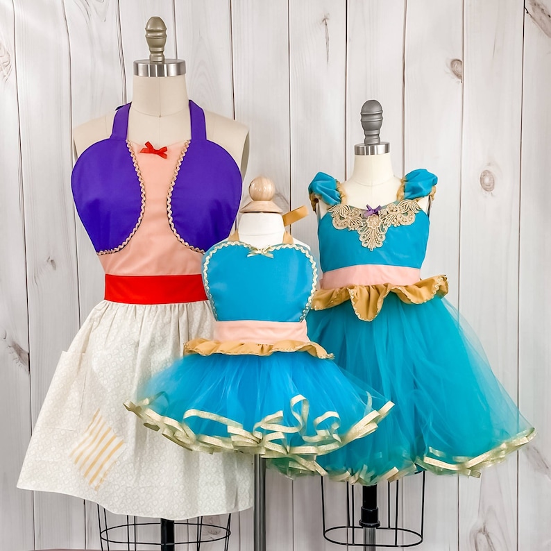 Genie Costume Women, Genie Aladdin Costume Apron, Genie Tutu Aladdin ...