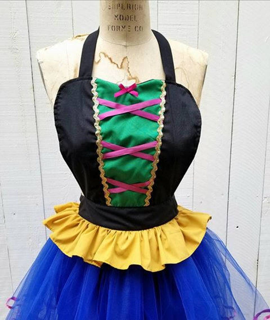 Anna Costume Apron Anna Running Costume Apron Costume Apron - Etsy