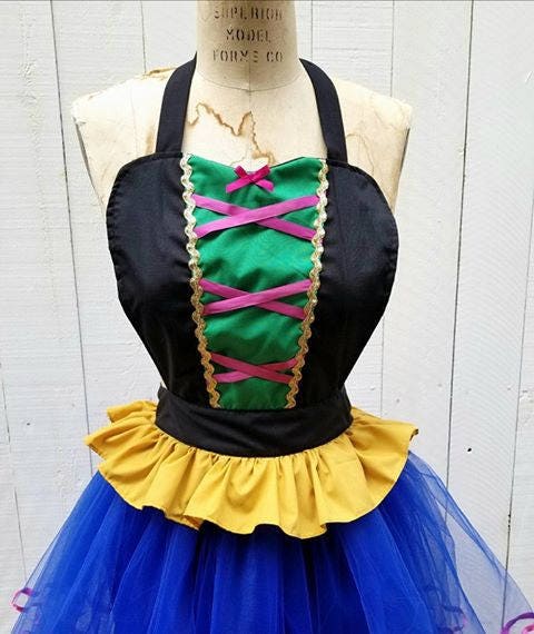 Anna Costume Apron Anna Running Costume Apron Costume Apron | Etsy
