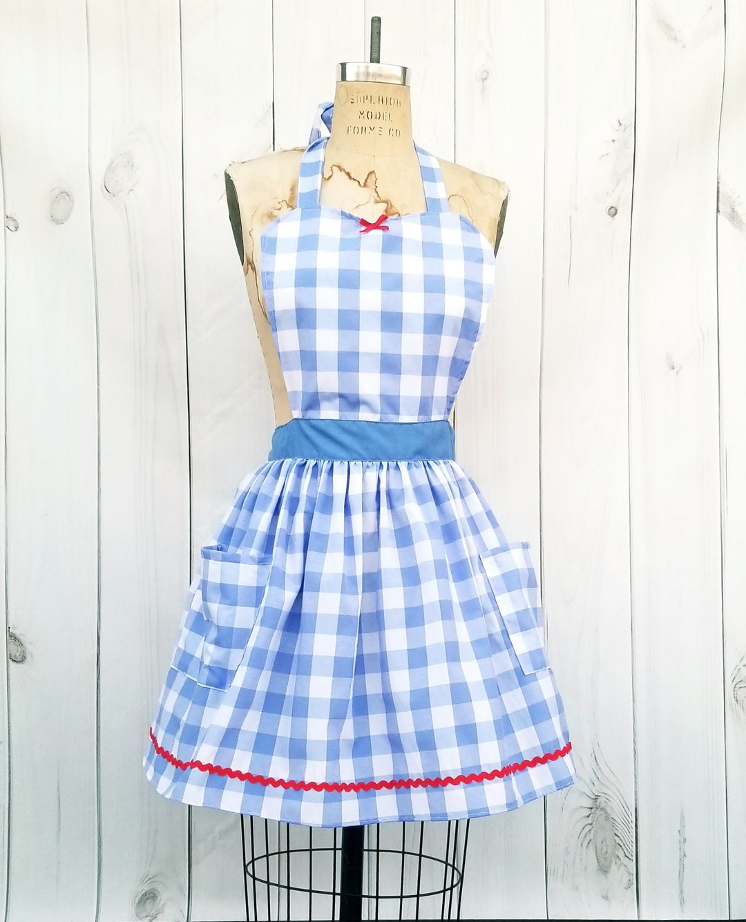Dorothy Costume Womens, Womens Halloween Costume Apron, Sexy Apron ...