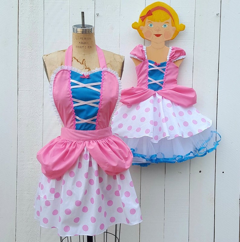 Bo Peep costume apron womens costume apron Bo Peep dress up | Etsy
