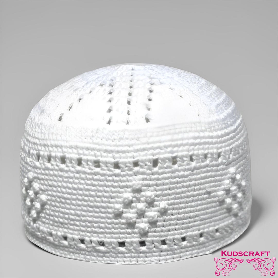 Timeless Tradition: Men’s Hadramaut Knit Cap, Prayer Cap, Muslim Knit ...