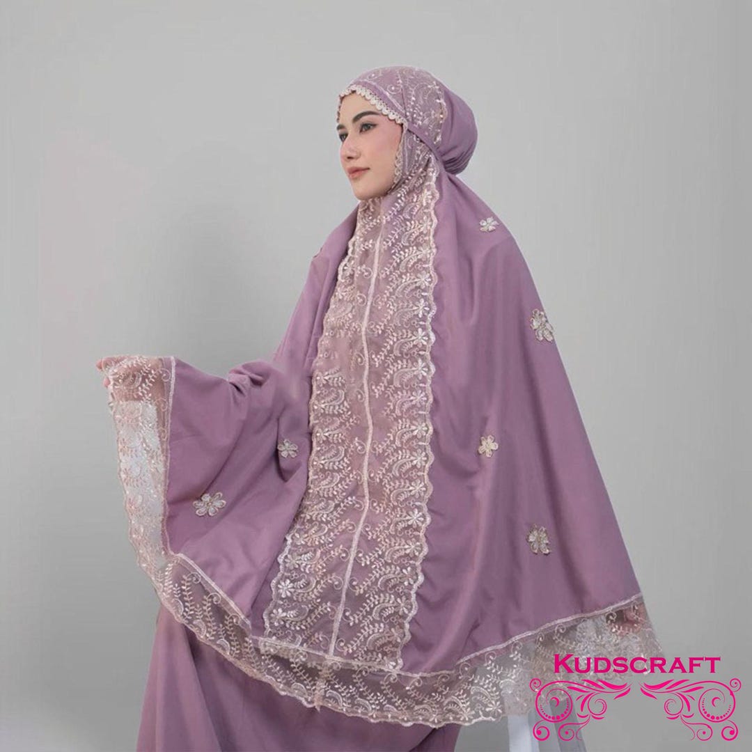 Ashaira Elegant Mukena – Soft Cotton Design, Women Prayer Set, Prayer ...