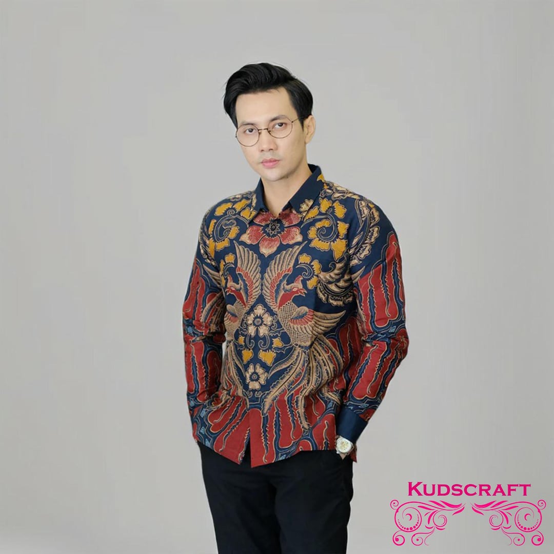 Formal Slim Fit Batik Shirt – Classic Indonesian Style for Men, Men ...