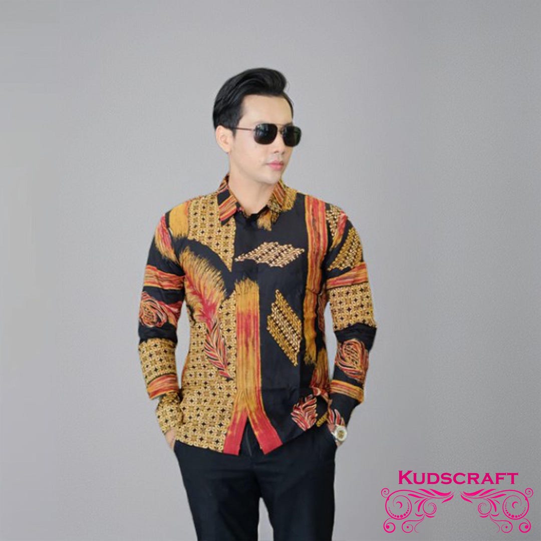 Slim Fit Maranatha Batik Shirt – Traditional Style With Modern Fit, Men ...