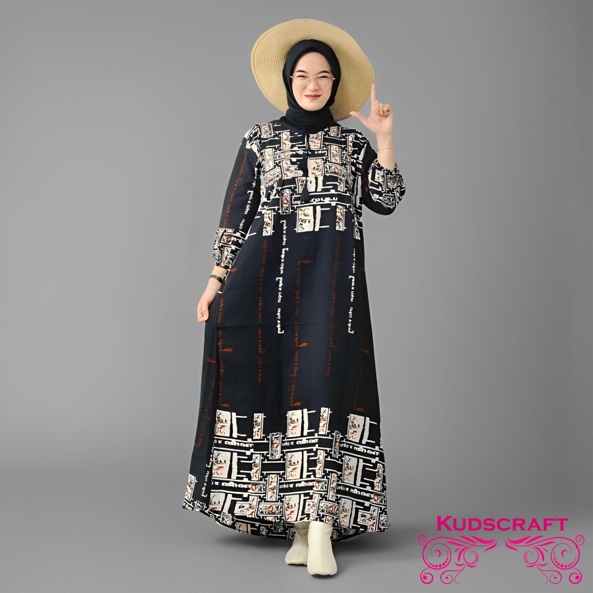 Elegant Inaya Batik Long Dress Timeless Heritage in Style, House Dress ...