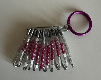 Beaded Keychain, Trendy Keychain, Backpack Charm, Keychain - Etsy