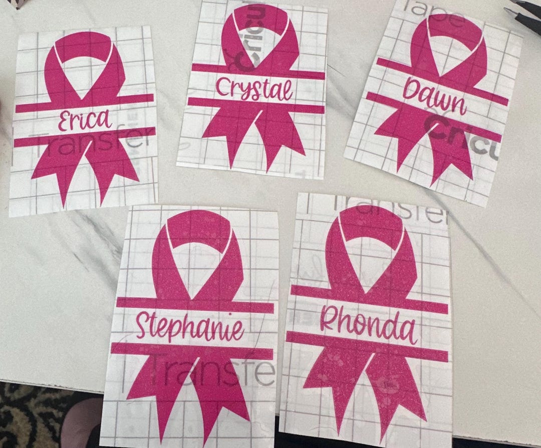 Cancer Ribbon Car Decal - Custom - Etsy