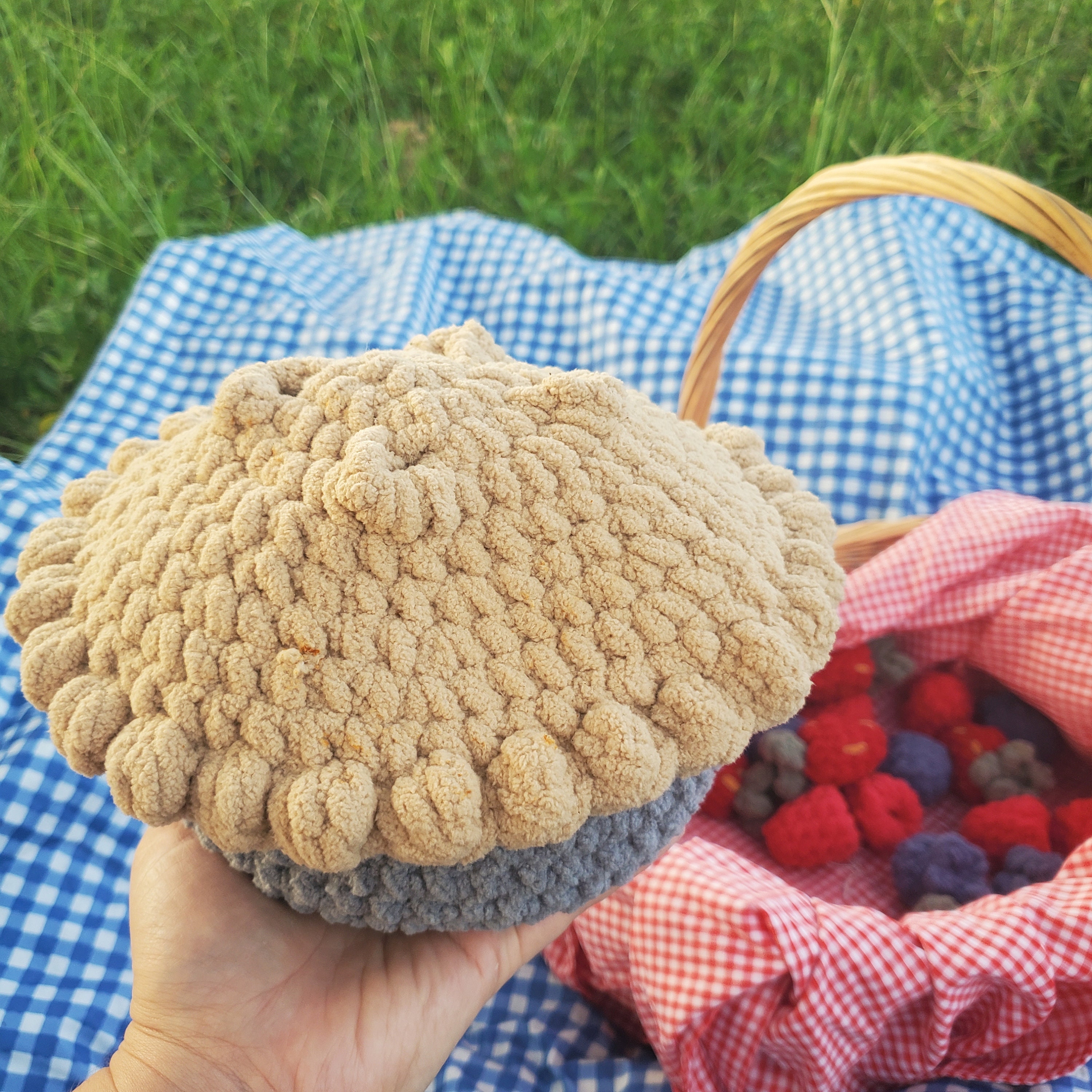 Berry Pie Crochet Pattern With Strawberries, Blueberries, Raspberries ...