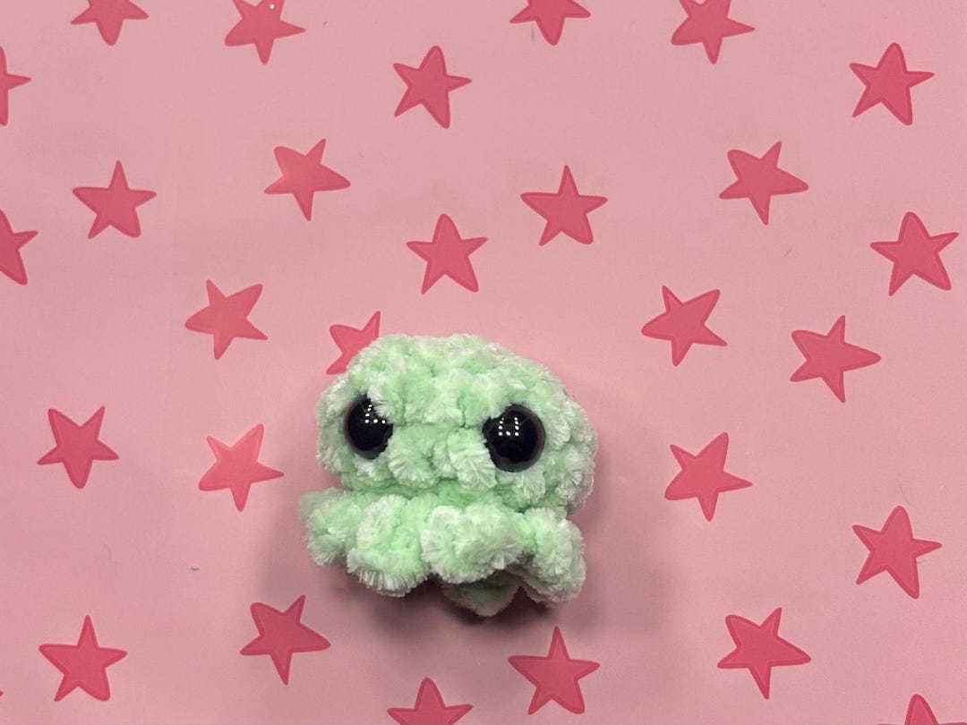 Baby Green Octo Plush - Etsy