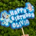 Gators Theme Cake Topper, Custom Happy Birthday Cake Topper, Florida ...