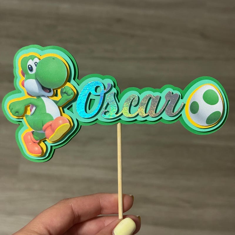 Yoshi Cake Topper - Etsy