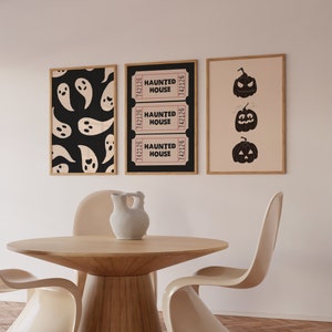 Haunted House Halloween DIGITAL Download Spooky Fall Wall Art for ...