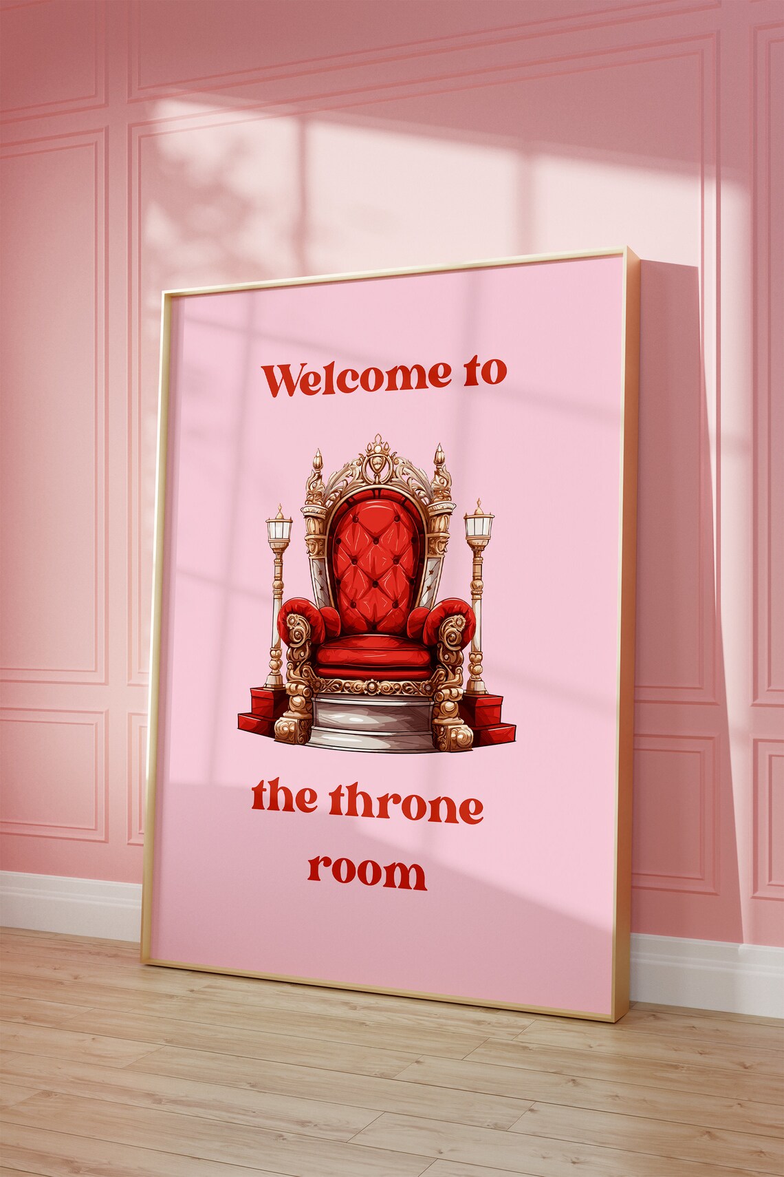Funny Toilet Poster Digital Download Welcome to the Throne Room ...