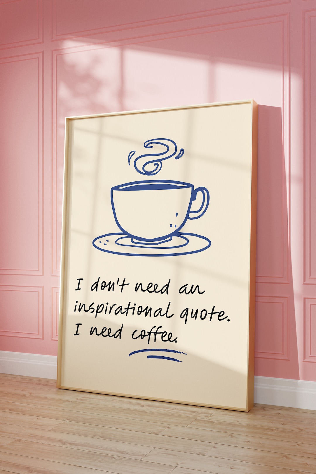 Coffee Quote Wall Art Digital Download for Coffee Lovers Printable Home ...
