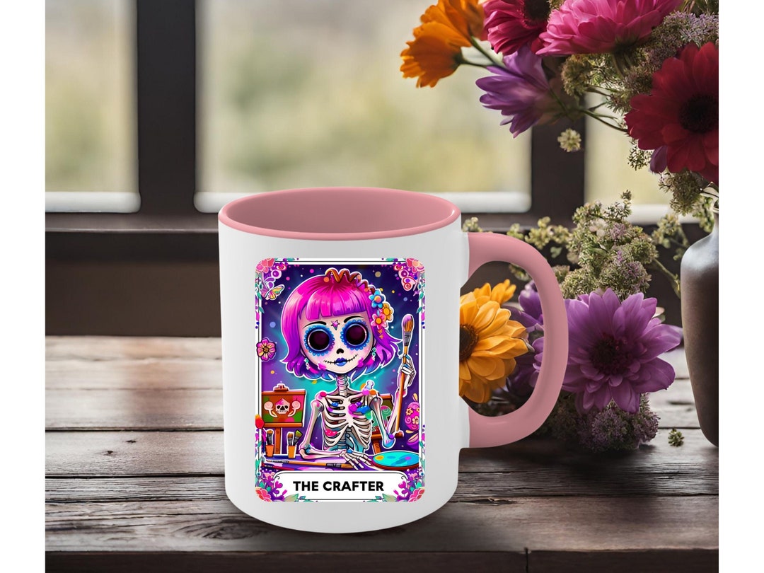 The Crafter Divine, Mug 15oz, Artist, Craft Lover, Tarot Mug, Tarot ...